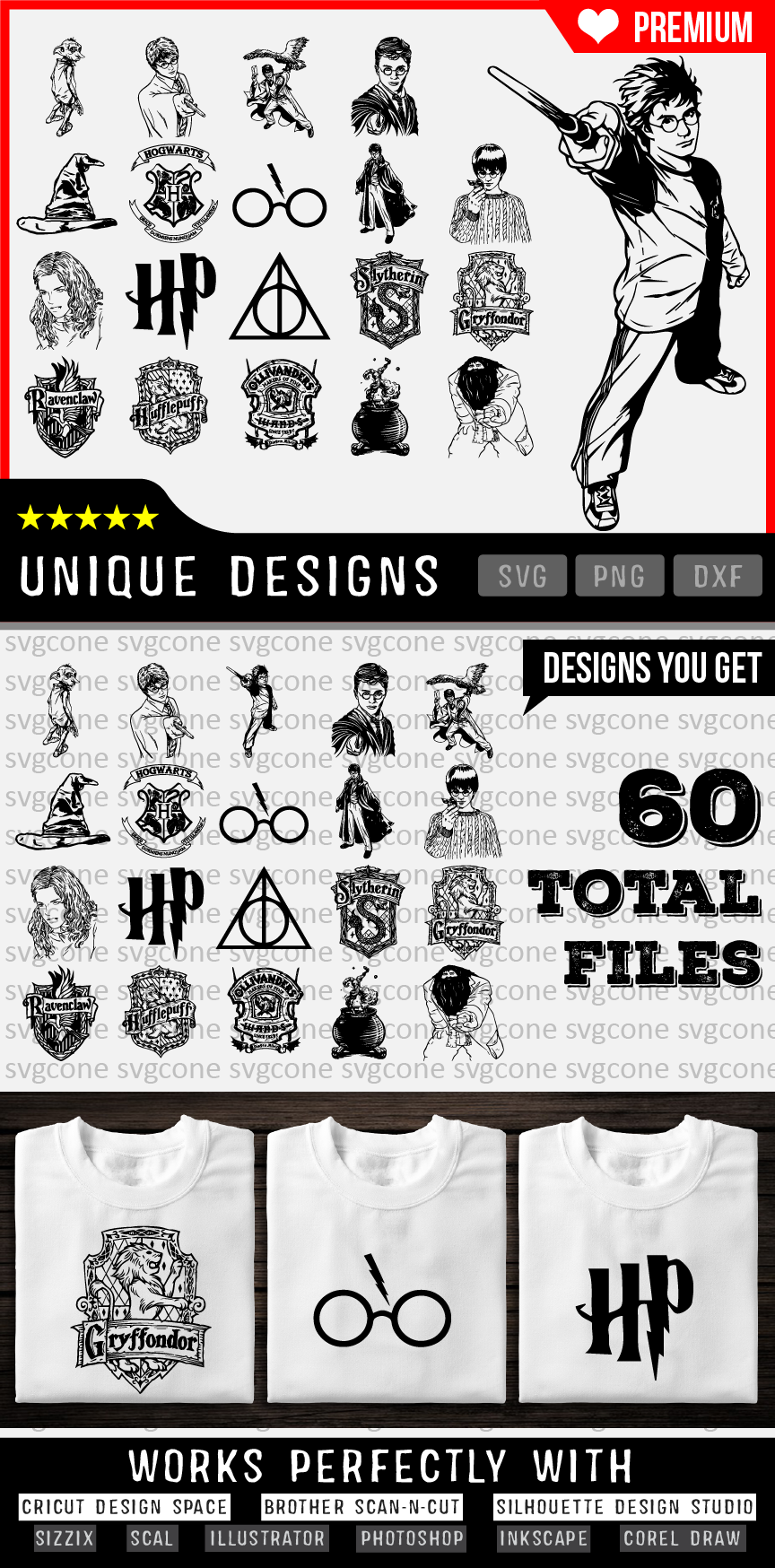 Harry Porter Svg Cut Files | 20 Designs + Special GIFTS (copy)