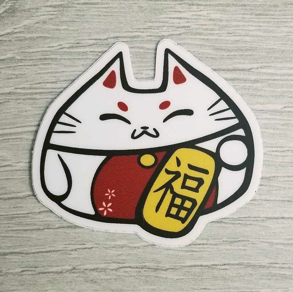 Maneki Neko Sticker