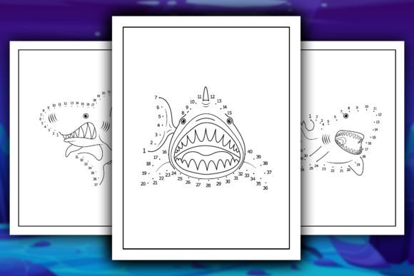 Shark Dot to Dot for Kids, Vol-2. - Jehan Orabi