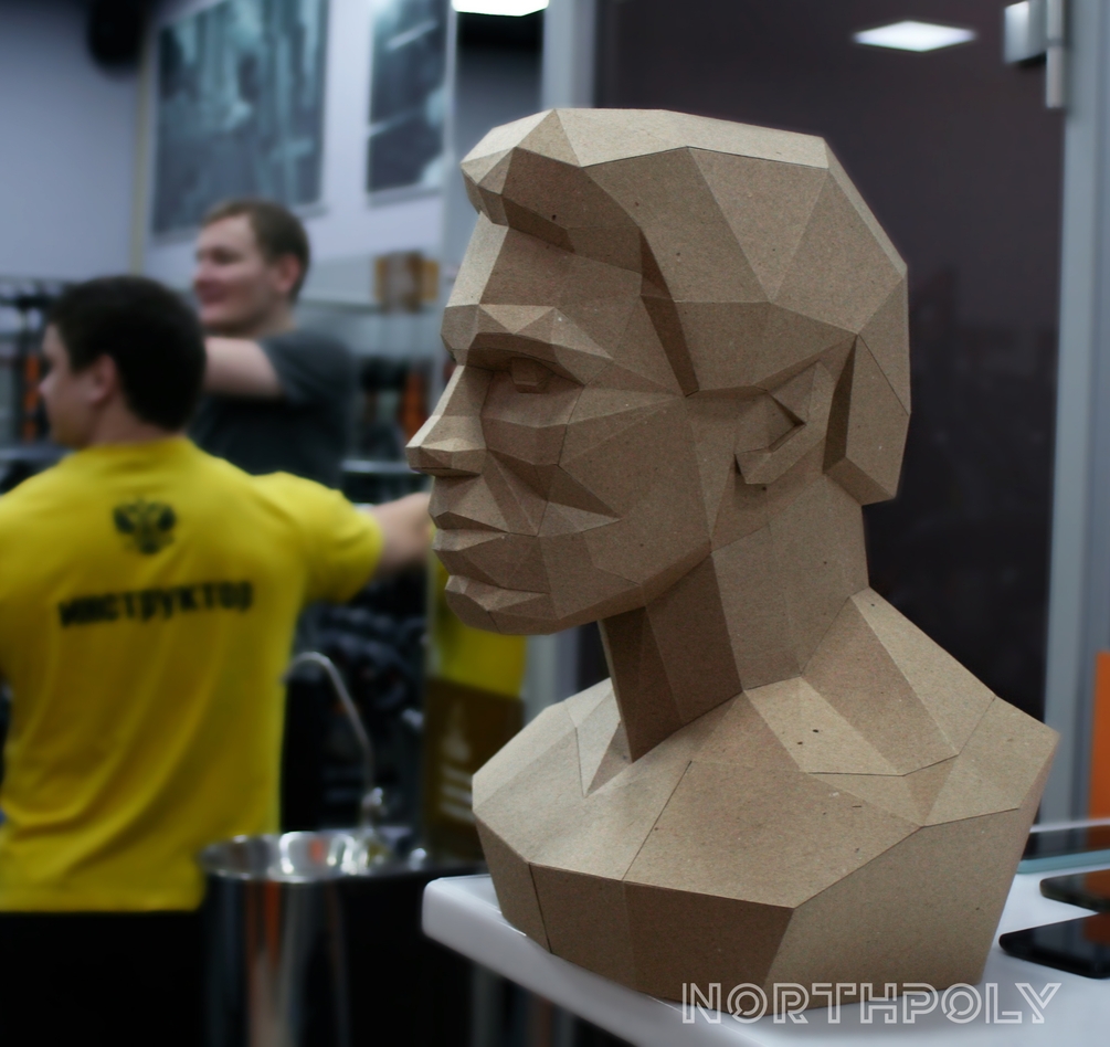 Arnold Schwarzenegger Head Papercraft, Pdf, Gurko, Pepakura, Template ...