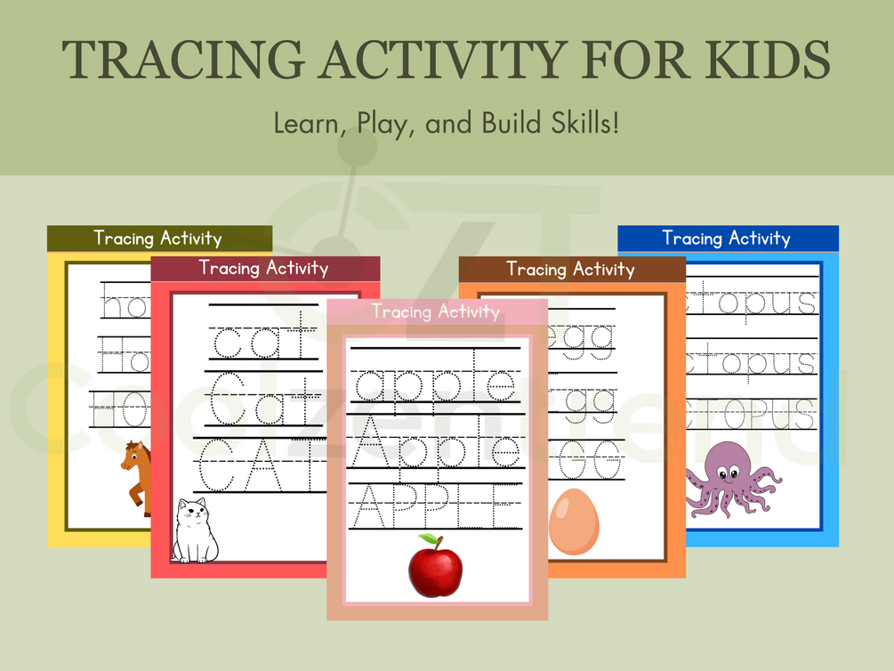 Tracing Activity for Kids