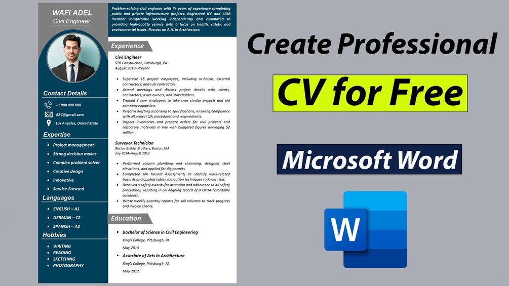 Personalize your CV using a worth it template