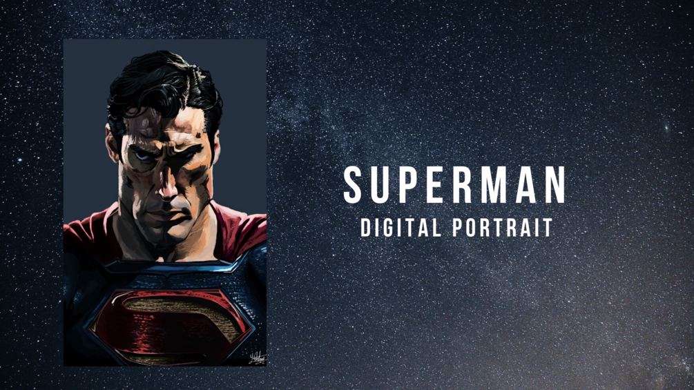 Superman: Digital portrait