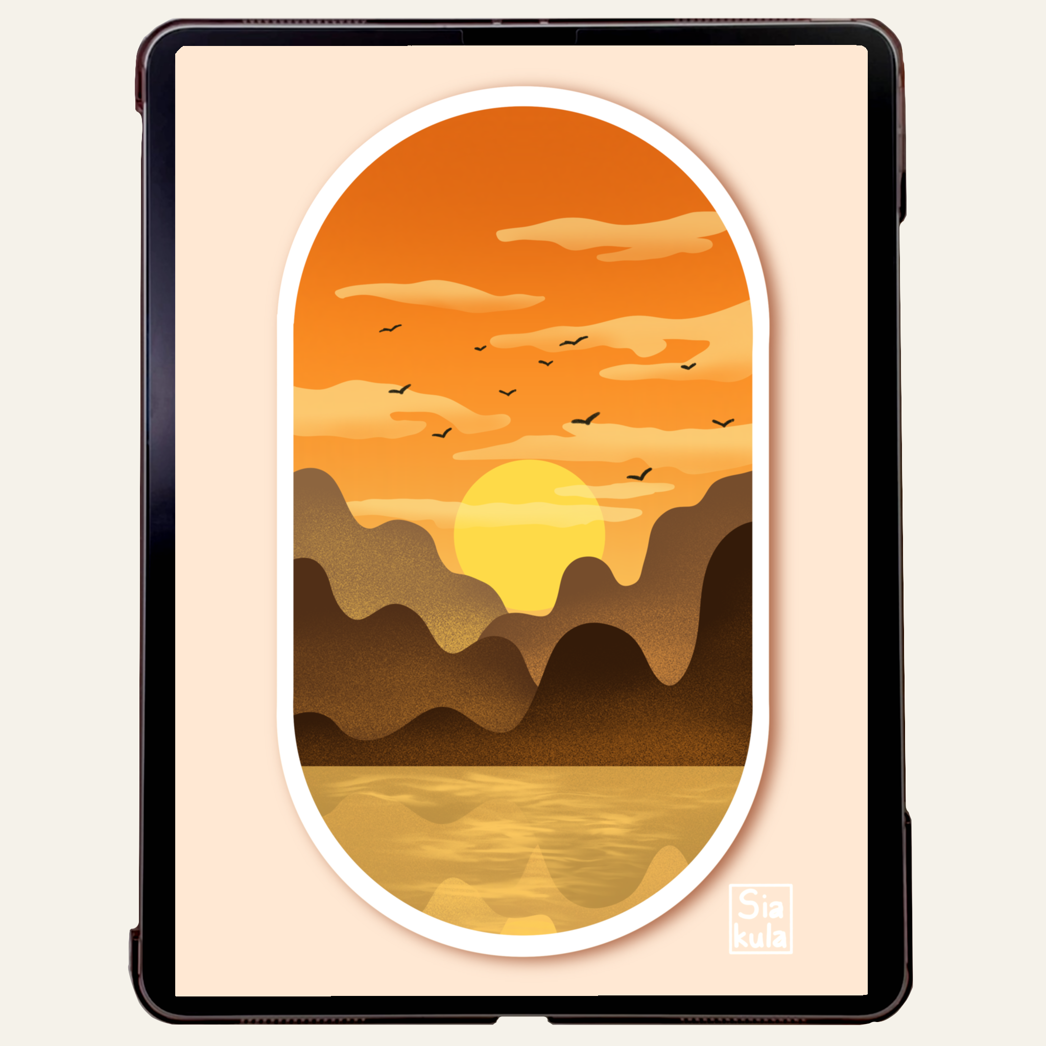 New Procreate tutorials 🎉 Capsule Sunset & Oil Paint Apple - Siakula