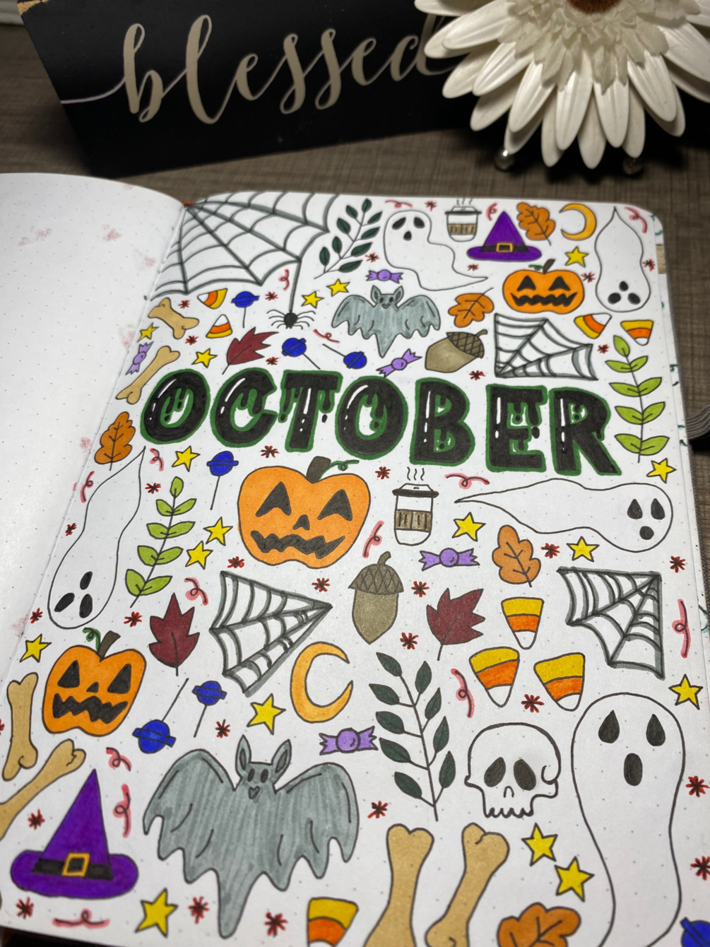 Spooky October Title Page