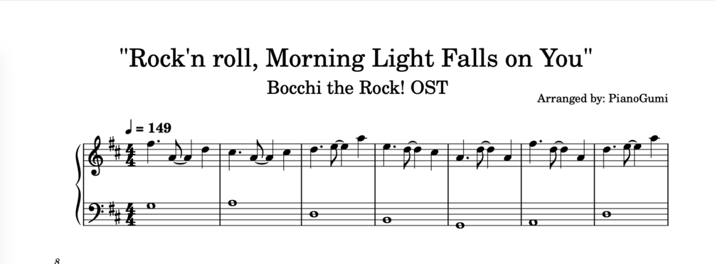 [full] Bocchi the Rock! OST - "Rock’n roll, Morning Light Falls on You ...