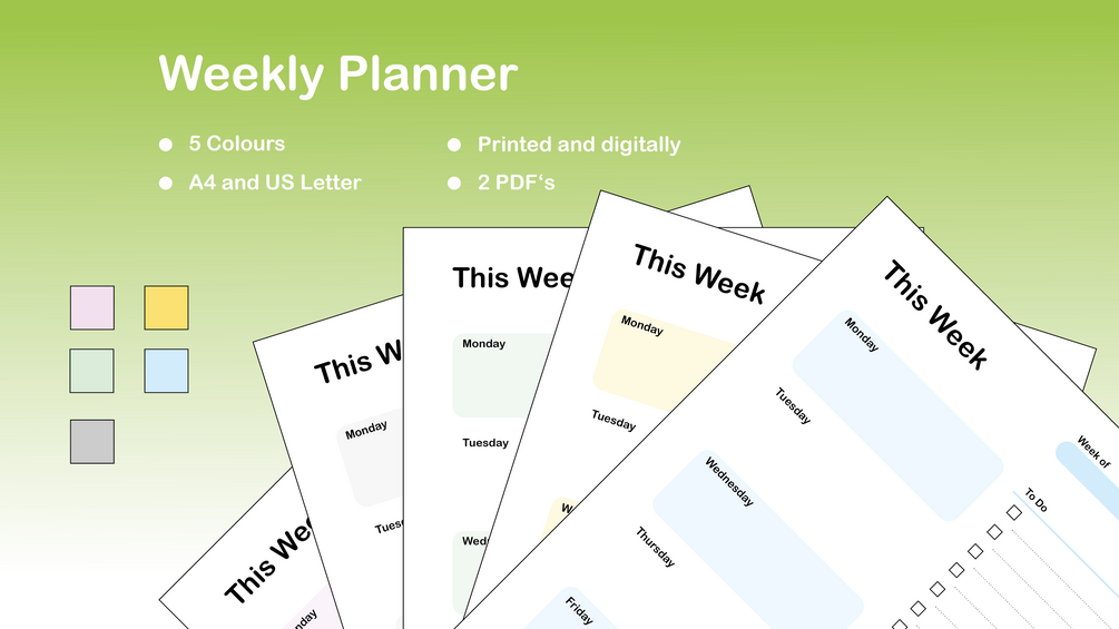 Printable Weekly Planner