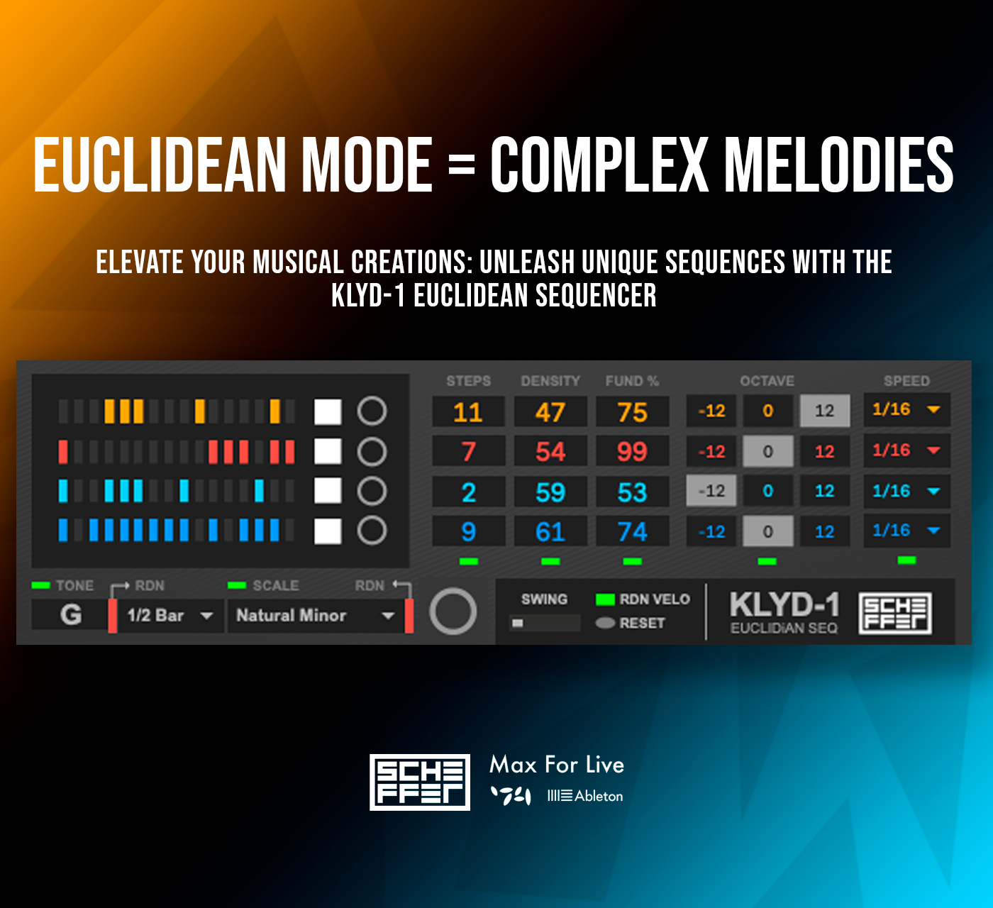 New Max Euclidean Sequencer - KLYD-1 is ON! - Nando Scheffer