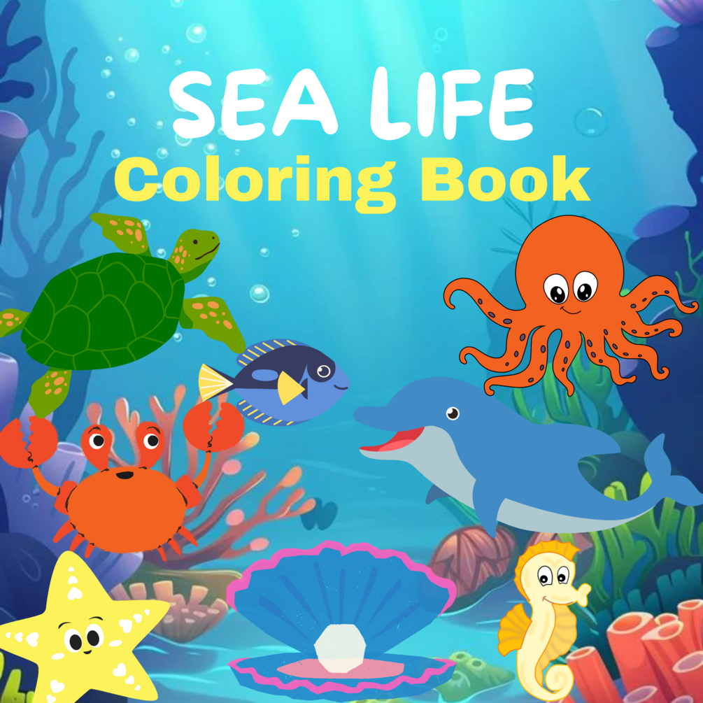 Coloring Book : Sea Life
