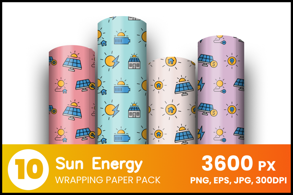 Sun Energy 10 Wrapping Paper