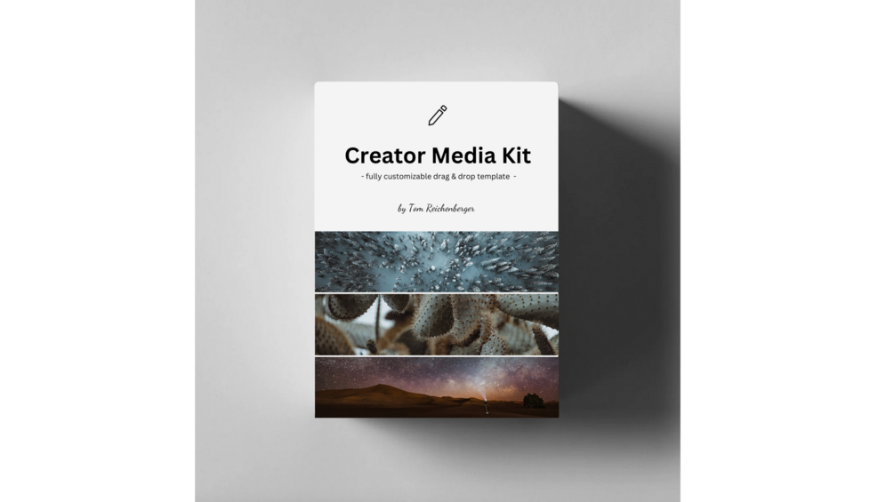 Creator Media Kit - Get your first Brand Deal(s)!