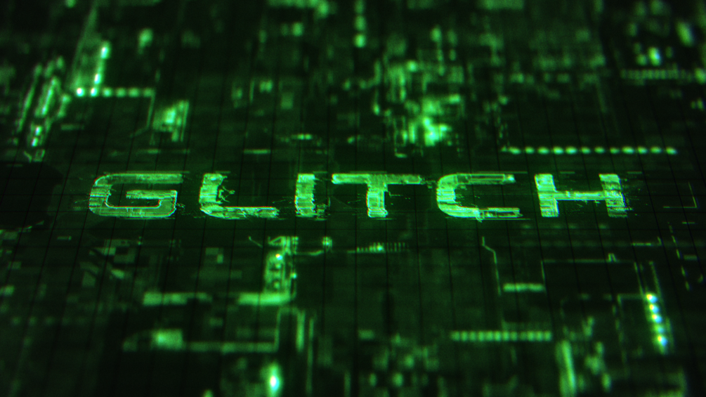 Glitch Intro Title