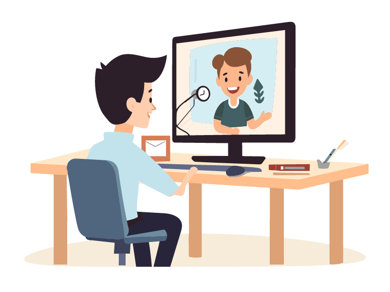 Virtual Learning Hub - Students Thriving in Online Classes