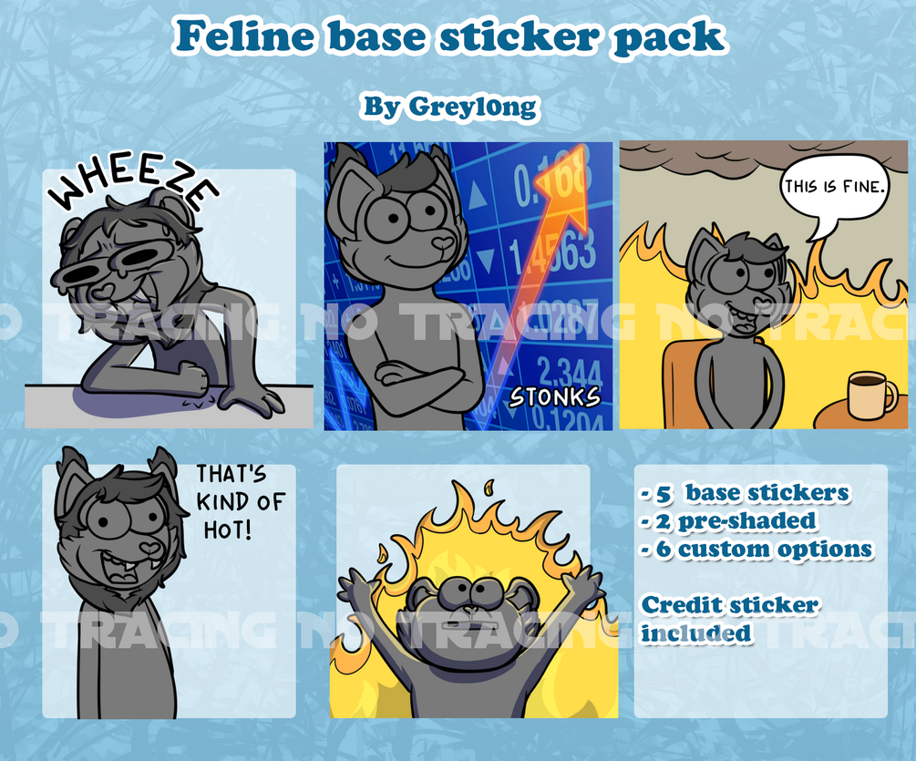 Feline Stickerpack Base