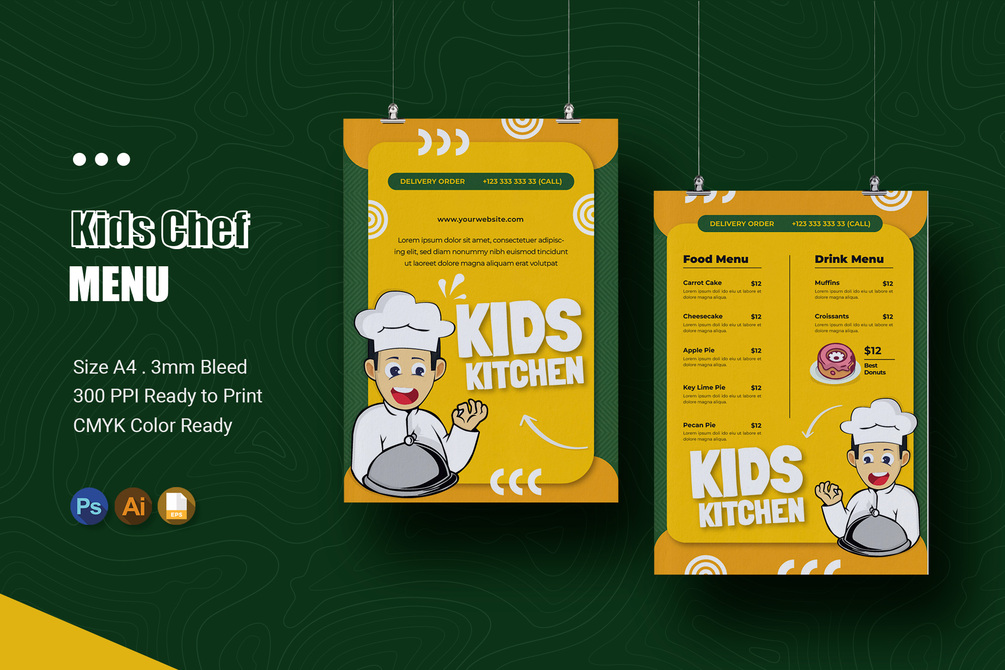 Kids Chef Menu