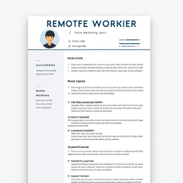 Remote Worker Resume Template Pack