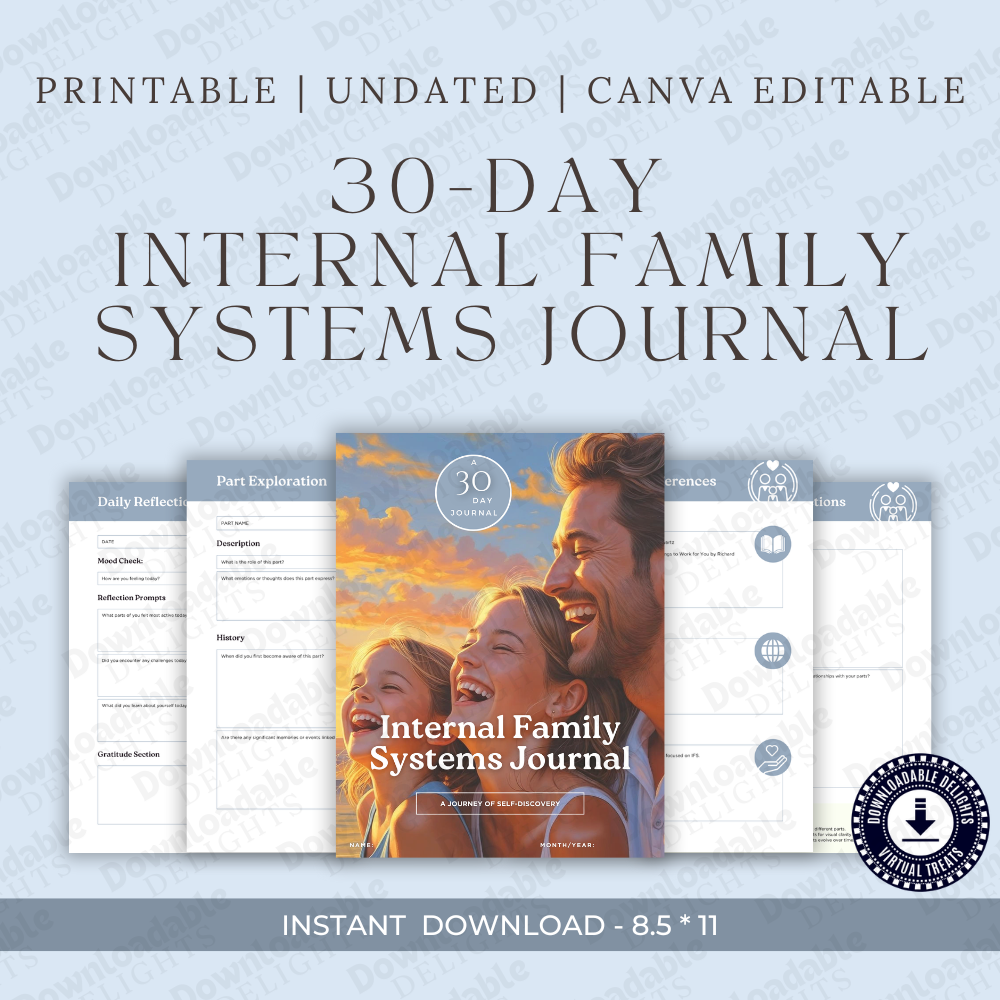 30-Day Internal Family Systems (IFS) Guided Journal for Self-Awareness ...