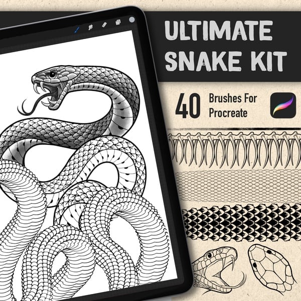 Compass Set – Procreate Brush Pack for Tattoo Artists & Illustrators