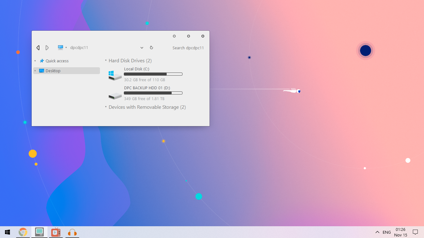 Simplify 10 Light Circles - Windows 10 Theme (2 in 1)