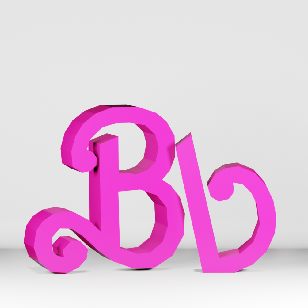 Letra Individual Barbie