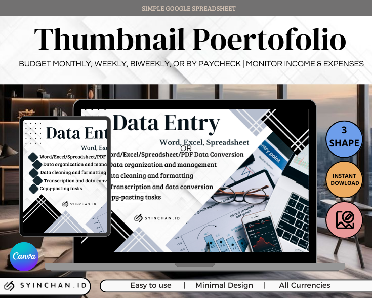 Thumbnail Portofolio Templates