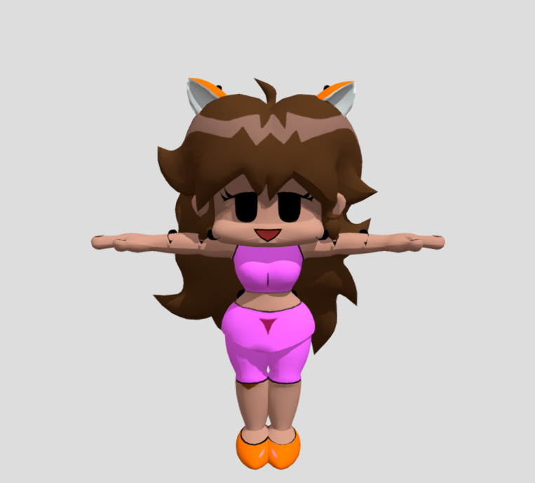 FNF Girlfriend Furry Tiger