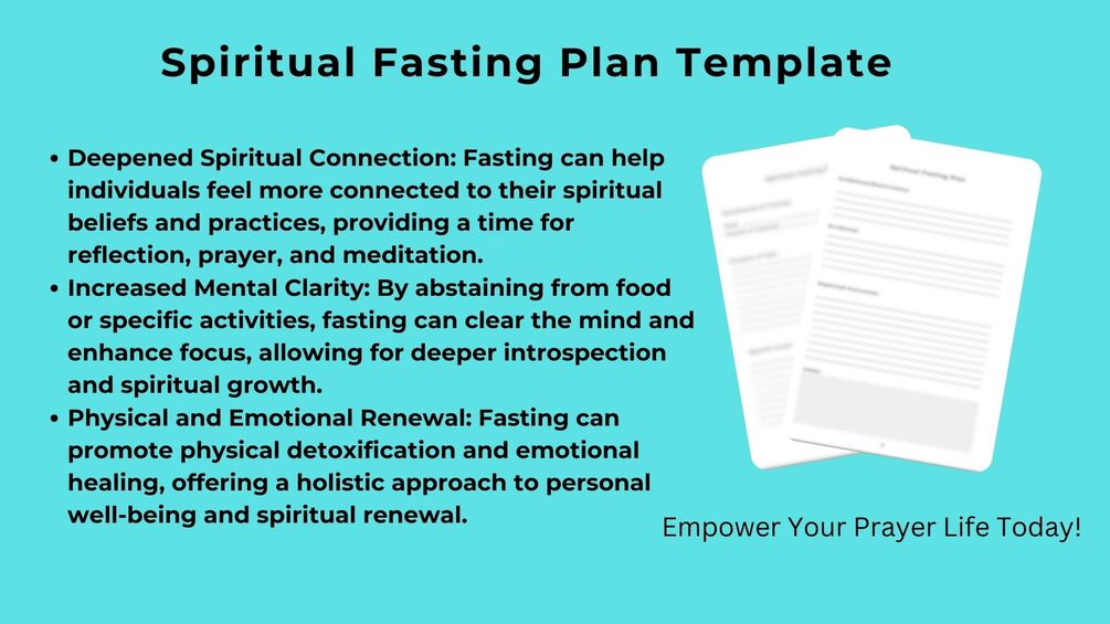 Spiritual Fasting Plan