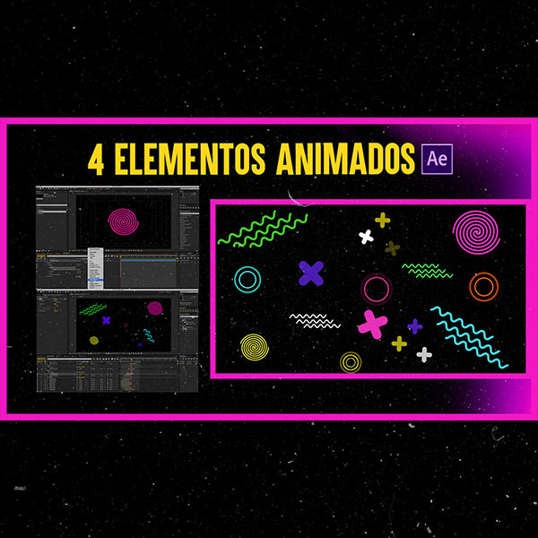 Proyecto After Effects - Elementos Animados para Intros y Motion Graphics