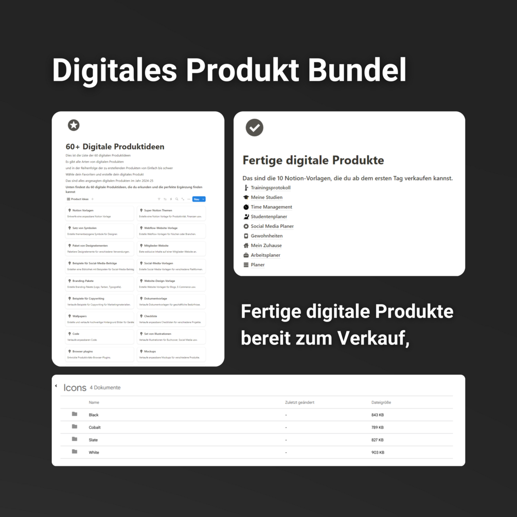 Digitales Produkt Bundle