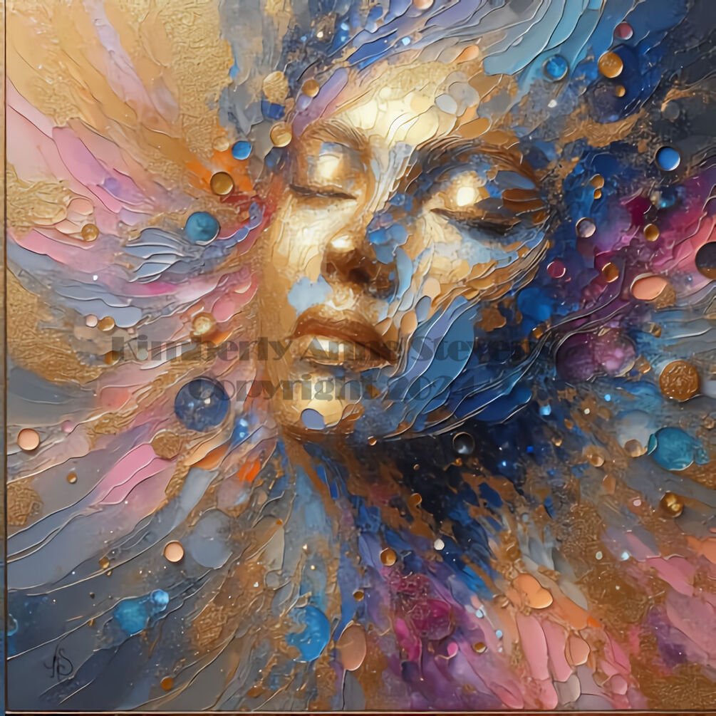 Glory - Abstract Impressionist Digital Art Print