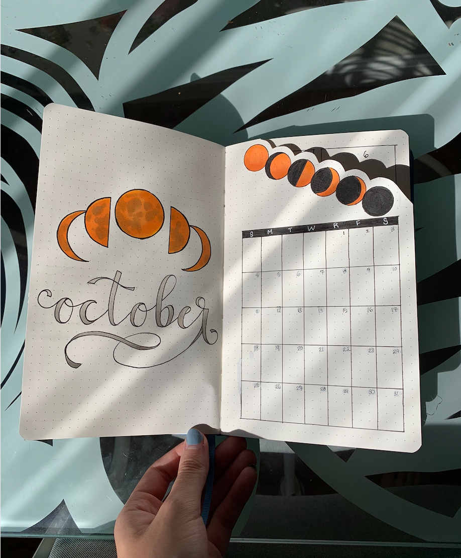 October Bullet Journal