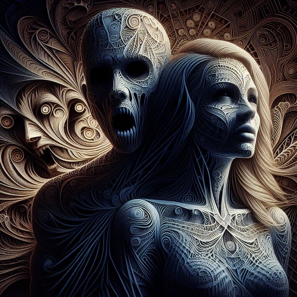 Eerie Beauty: Patterns_Horror Couple Unleashed 🔮👻