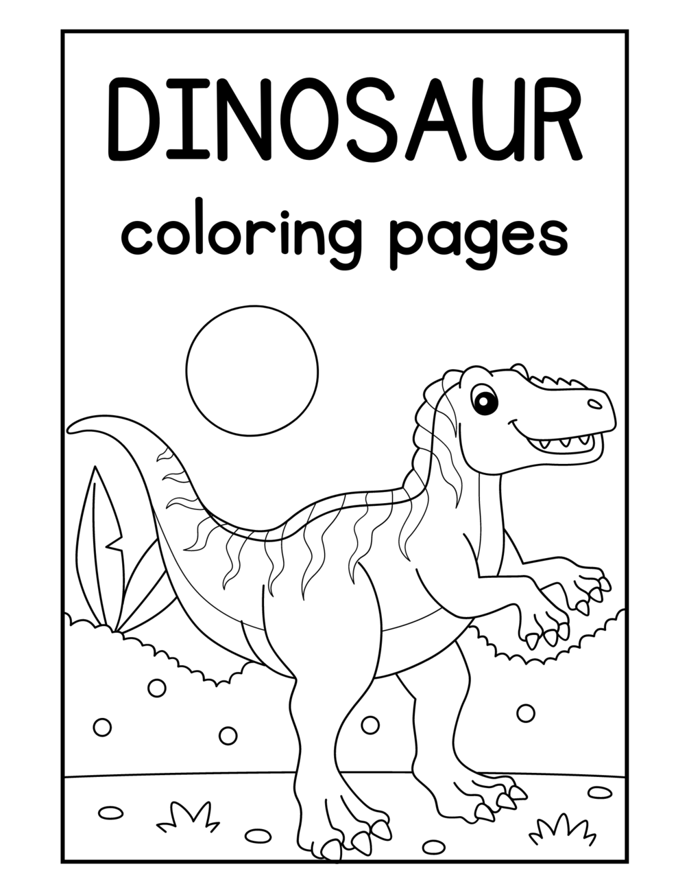 Dino Delights: A Jurassic Coloring Expedition for Kids - 29 Pages