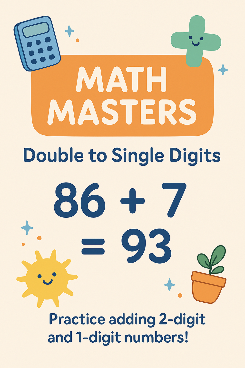 Math Masters – Double to Single Digits
