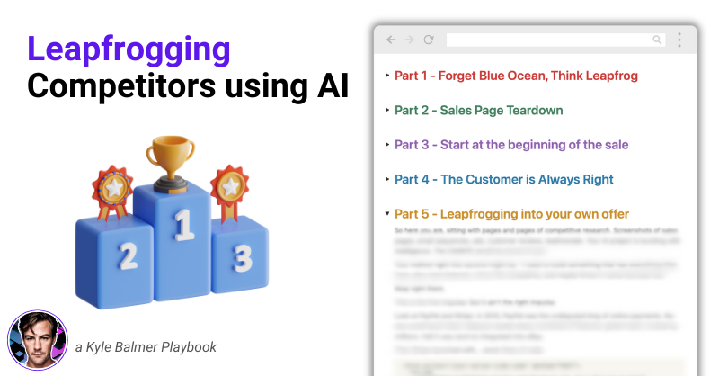 🐸 Leapfrogging Competitors using AI: Systematically analyze what's ...