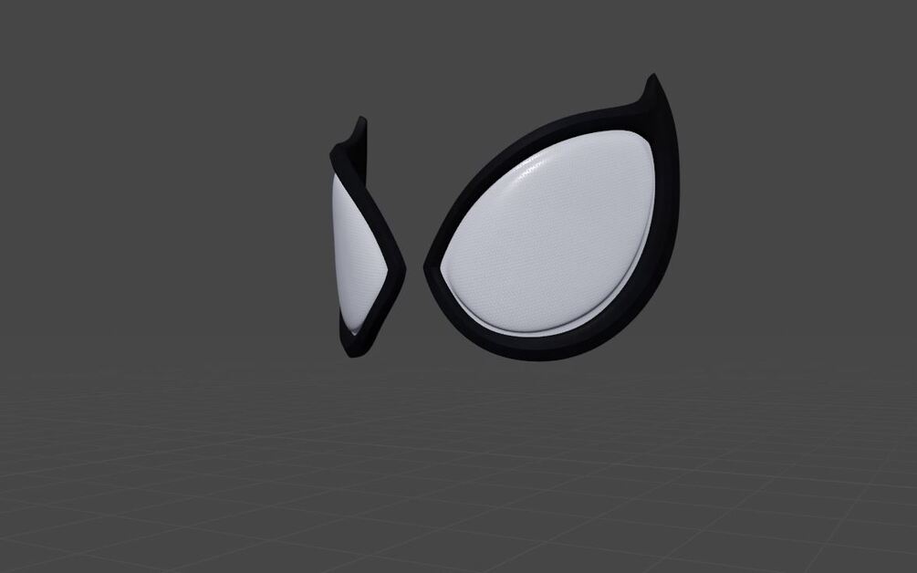 Superior Spider-Man Mark 1 Lenses (scratch sculpted)