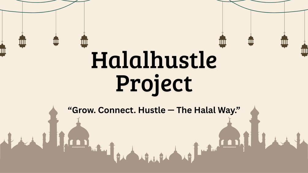 "The Halal Hustle: E-Commerce Success."