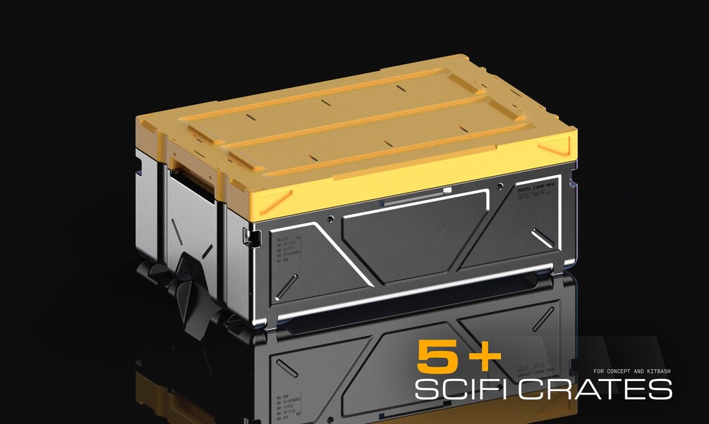 5+ Scifi Crates Pack 1