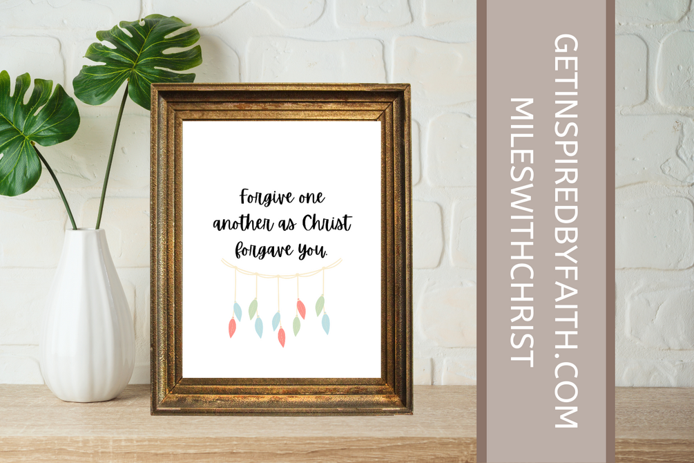 Forgive One Another as Christ Forgave You PNG