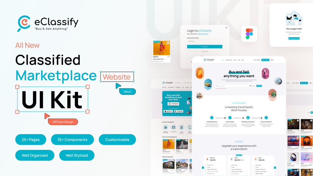 eClassify - Classified Buy and Sell Marketplace Web UI Kit