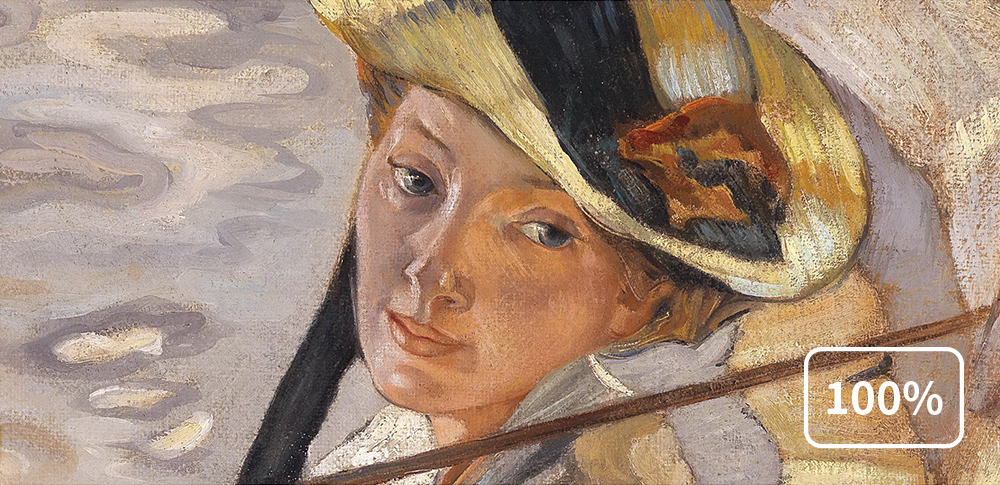 77 digital images of Leo Putz paintings, people landscape still life ...