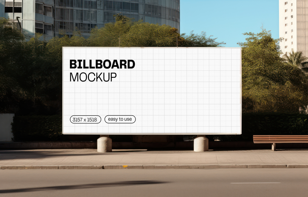 Urban Commercial Billboard Mockup / #765