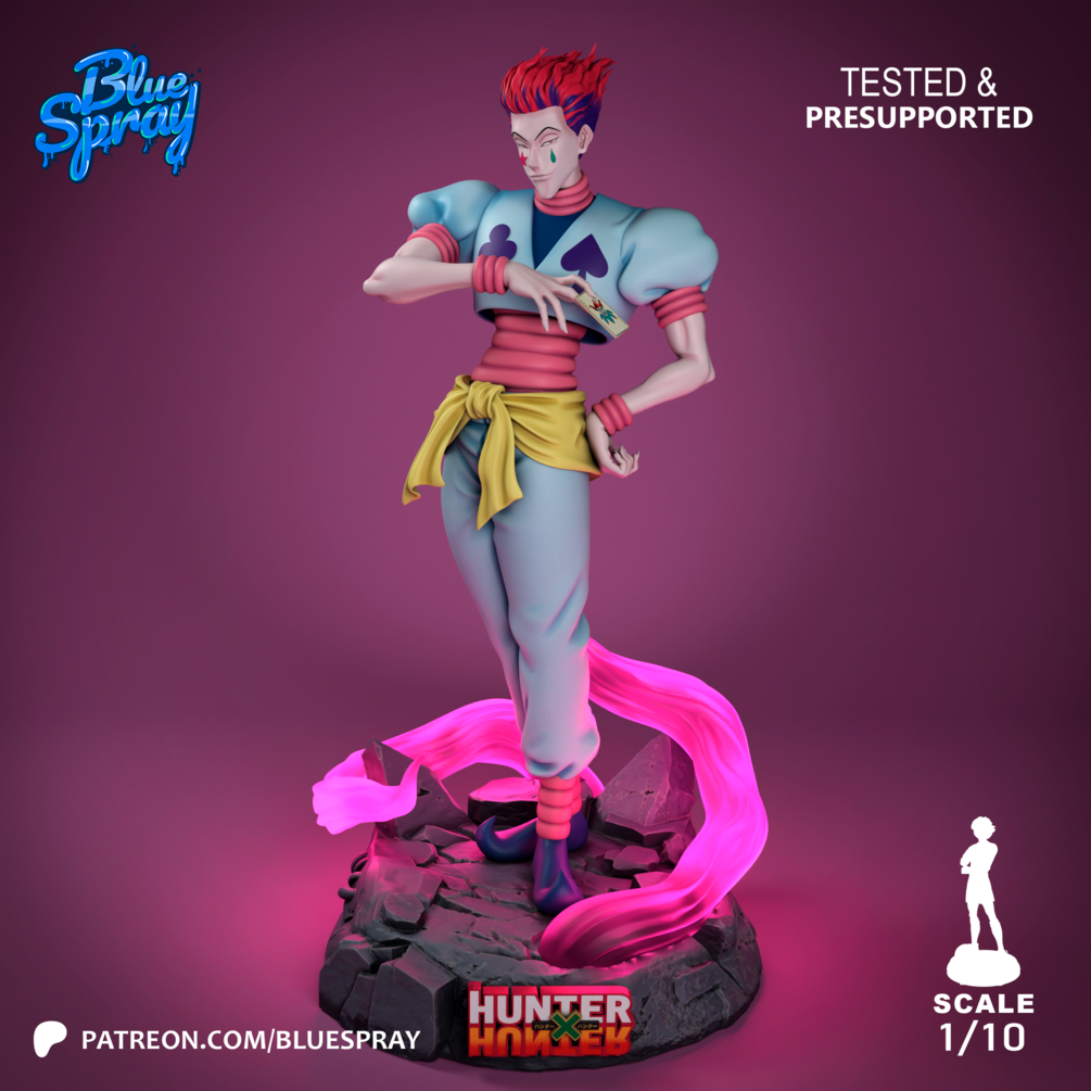 Hisoka Sculpture (Hunter X Hunter ) - BlueSpray3D Models