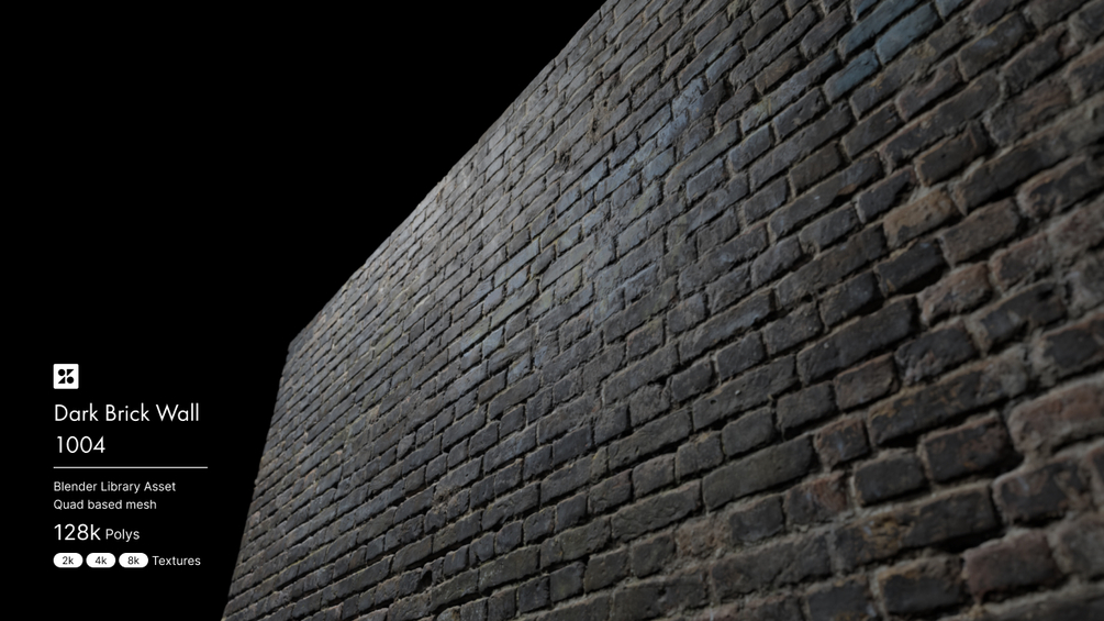 Brick Wall | 3D Blender Asset + FXB [1004]