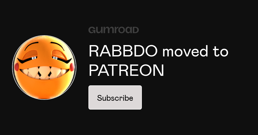 RABBDO moved to PATREON