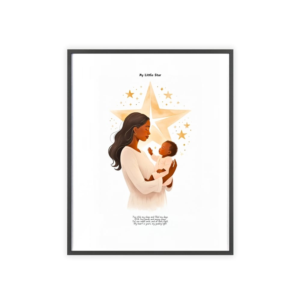 My Little Star – Nursery Wall Art Digital Print | A Parent’s Love