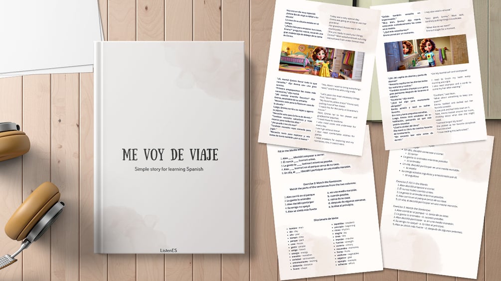 Learn Spanish with Bilingual Story (Me voy de viaje)