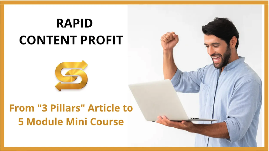 Rapid Content Profit: From "3 Pillars" Article to 5 Module Mini Course