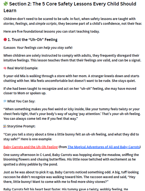 Safe & Sound: A Parent’s Guide to Teaching Safety Through Storytime ...