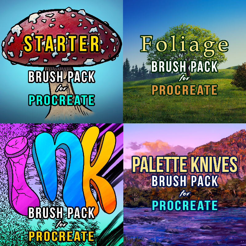 NEW Procreate Brush Packs by Aaron Rutten🖌️ - Aaron Rutten